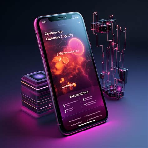 Premium Ai Image Mobile App Layout Design Of Electronics Delivery With Sleek And High Tech