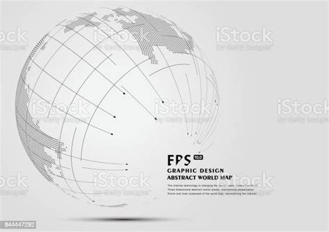 3 차원 추상 행성 세계화 국제화 벡터 배경 가상현실에 대한 스톡 벡터 아트 및 기타 이미지 가상현실 과학 구 Istock