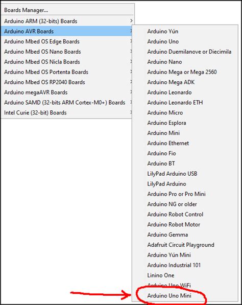 Use More Logical Boards Menu Placement For Uno Mini By Per1234 · Pull