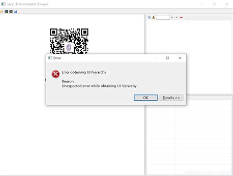 使用uiautomatorviewer报错error Obtaining Ui Hierarchy Csdn博客