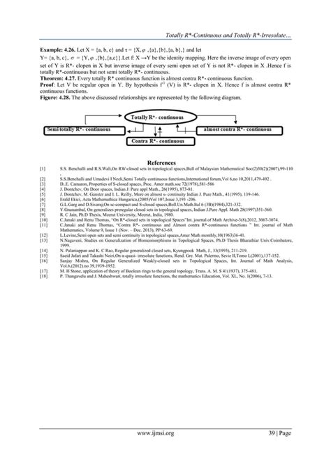 Totally R Continuous And Totally R Irresolute Functions Pdf
