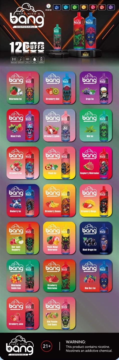 Vape 12k Bang Box 12000 Puffs Disposable Vapor Popular In France Poland