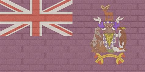 의 국기로 그려진 벽돌 벽 사우스 조지아와 사우스 샌드위치 제도 0명에 대한 스톡 사진 및 기타 이미지 0명 3차원 형태 건설 현장 Istock