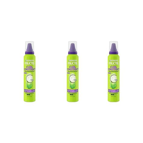 3 Bottles Of Garnier Fructis Style Curl Construct Creation Mousse Simplexdeals
