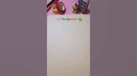 🧡💚notepads Shorts Trend Viral Reels Youtubeshorts Art Youtube