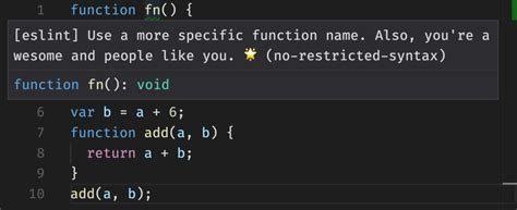 Custom Project Based ESLint Rules