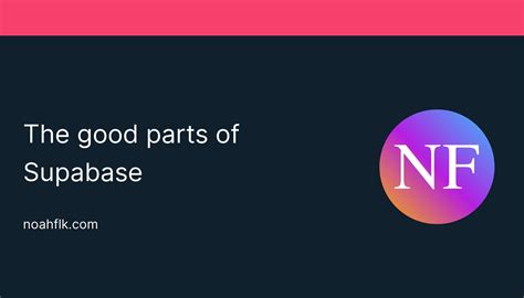i wrote about my experience of using supabase in a next js app r nextjs
