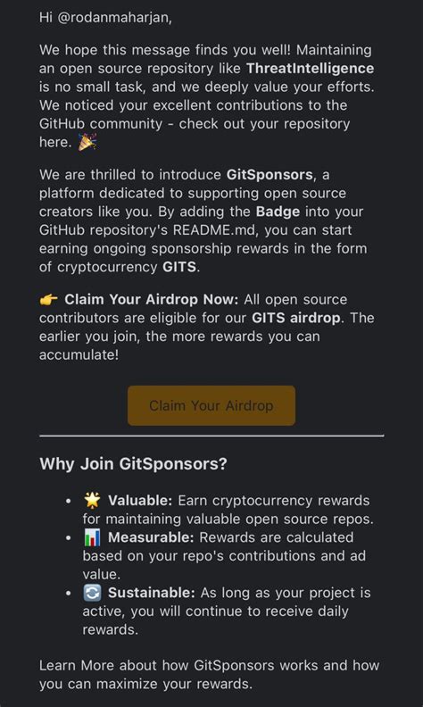 Rodan M On Linkedin Github Cybersecurity Scamalert Phishing Staysafe Cti