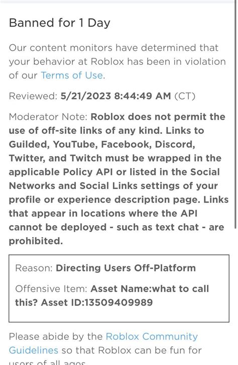 Roblox Is Targeting Me For My “offsite Usage” R Robloxbans