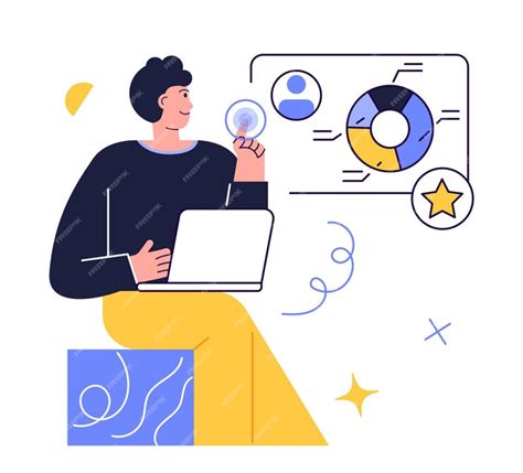 Premium Vector Web Designer Modern Flat Concept For Web Banner Design Man Working With Website