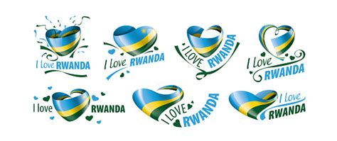 마음모양의 르완다 국기와 비문 나는 르완다를 사랑해요 벡터 일러스트레이션 국가 관광명소에 대한 스톡 벡터 아트 및 기타 이미지 국가 관광명소 국기 기 Istock