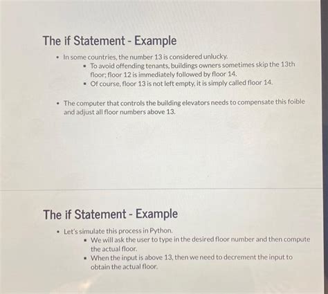 Solved The If Statement Example In Some Countries The Chegg Com