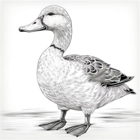 Realistic Duck Drawing Artist Pictures