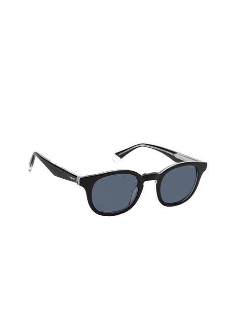 Buy Polaroid Men Round Sunglasses With Uv Protected Lens Sunglasses