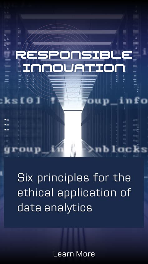 Responsible Innovation Ethical Data Analytics