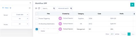 Workflow Controls Policies And SPP Help Center Comidor