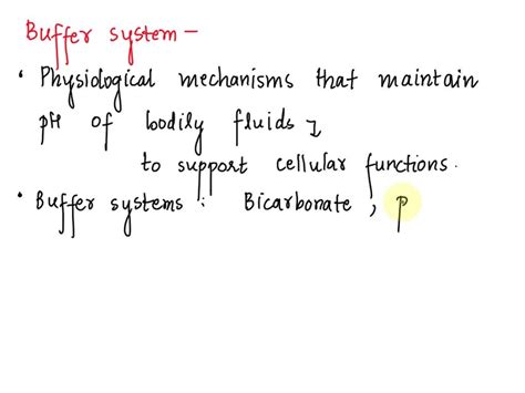 Solved Which System Neutralizes The Most Amount Of Acid Or Base The Renal System The