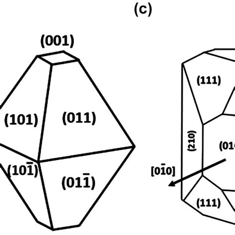 Scheme Of Equilibrium Crystal Shapes Of The Most Common Tio 2