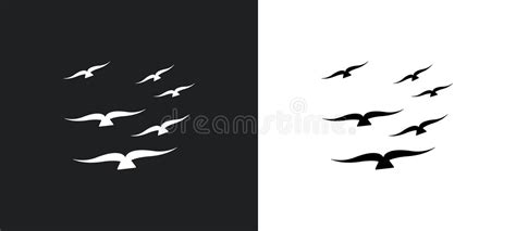 Migration Outline Stock Illustrations 4332 Migration Outline Stock