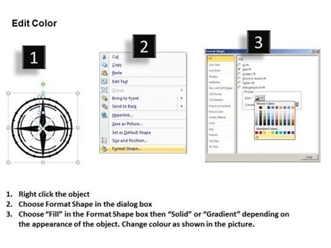 Symbol Compass 2 Powerpoint Slides And Ppt Diagram Templates