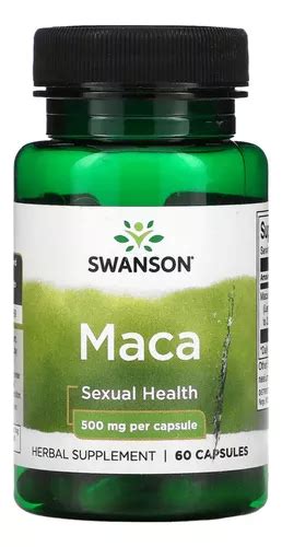 Swanson Maca 500 Mg 60 Caps Líbido Potencia Salud Sexual Cuotas