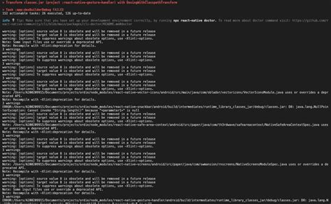 React Native ReactNative Error While Executing Npm Run Android Stack Overflow