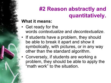 A Guide To The Mathematical Practice Standards In Mathematicsppt