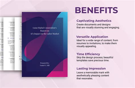 Beautiful Report Template In Word Download