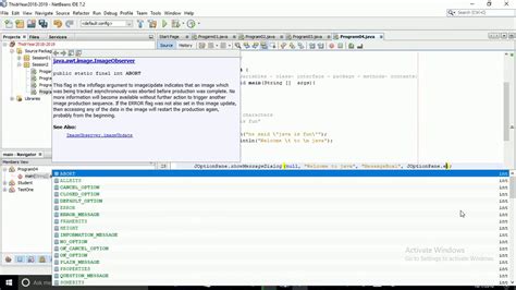 Java Se 03 Naming Rules And Joptionpane Class Youtube