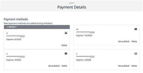 Spacing Between Cards In Payment Details Page · Issue 14397 · Sap