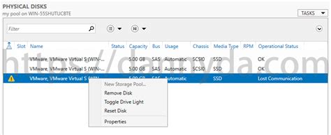 How To Fix Windows Storage Space Storage Pool Physical Disk Lost Communication Replace Dead