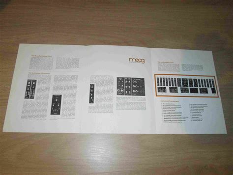 MATRIXSYNTH Moog Modular System Brochure Catalog