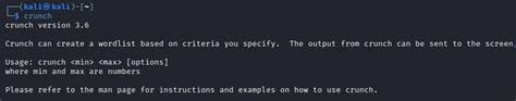 Wordlist Generator Using Crunch 6 Methods Golinuxcloud