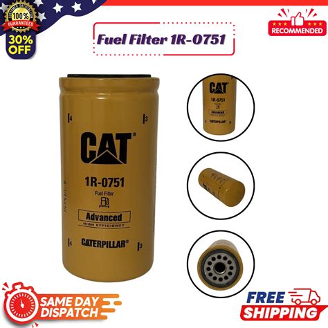 CATERPILLAR 1R0751 - Fuel filter cross reference