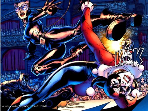 Catwoman Vs Harley Quinn Gotham Girls Wallpaper 9418011 Fanpop
