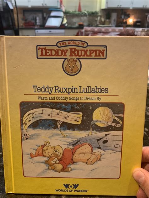 Teddy Ruxpin The Story Of Teddy Ruxpin Lullabies Hc Book Only Vintage