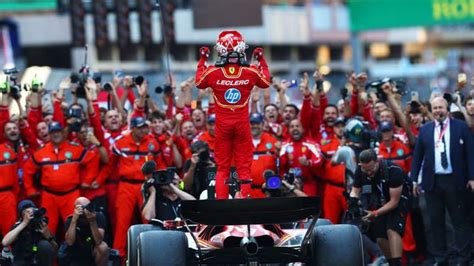 Ferraris Charles Leclerc Finally Gets Some Good Luck Wins Monaco
