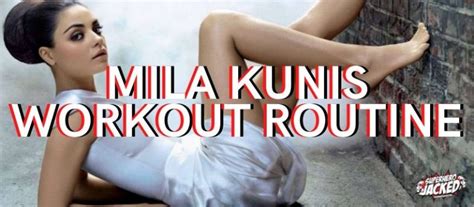 Mila Kunis Workout And Diet Plan Black Swan Bad Moms And More