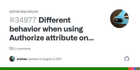 different behavior when using authorize attribute on signalr hub class vs method · issue 34977