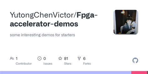 Github Yutongchenvictorfpga Accelerator Demos Some Interesting