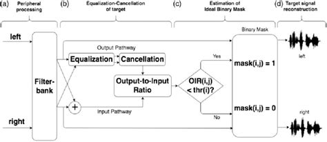Diagram Of The Proposed Binaural Grouping Model The Input To The Model Download Scientific