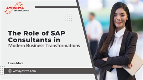 Role Of Sap Consultants In Modern Business Transformations Sap And Oracle Partner And Support