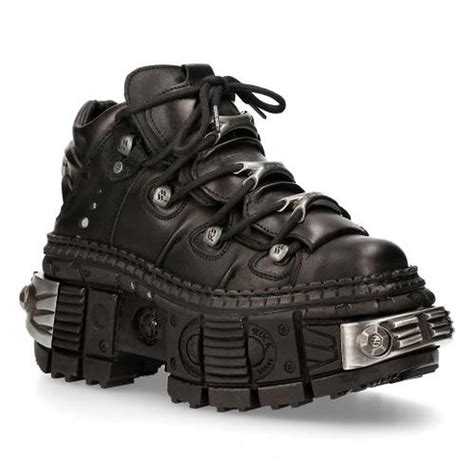 New Rock Boot M Wall106 S10 Black Leather New Rock Depop