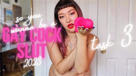 So You Wanna Be A Gay Cock Slut Task Mistress Arelia S Clip Store Clips Sale