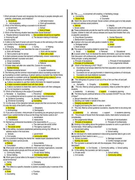 Review 2 B Printed Midterm Pdf Counseling Psychology School Counselor