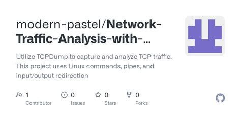 GitHub Modern Pastel Network Traffic Analysis With TCPDump Utilize