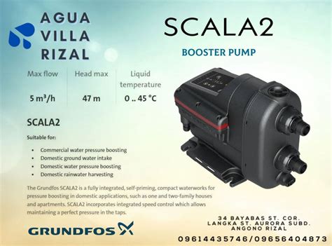 GRUNDFOS SCALA INVERTER PUMP Furniture Home Living Gardening Hose And Watering Devices On