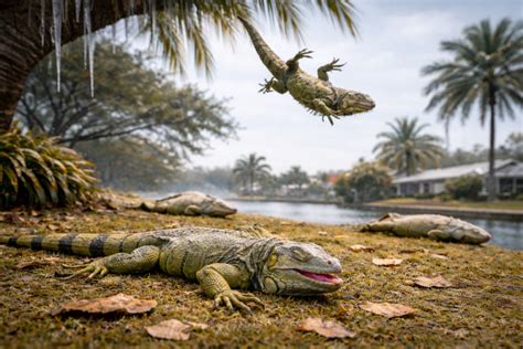 When Cold Fronts Send Reptiles Falling Floridas “frozen Iguanas