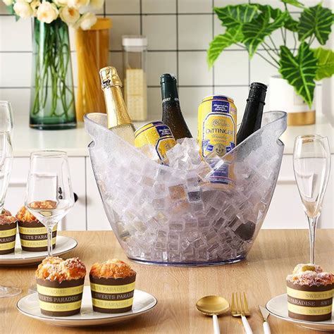 Custom Plastic Ice Buckets For Parties Longrichbar