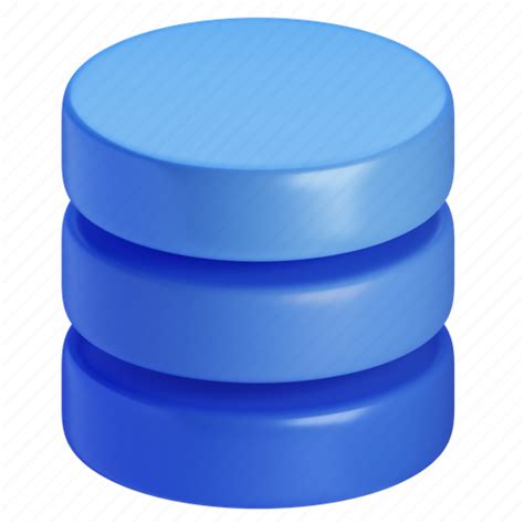 Database Storage Hosting Data 3d Illustration Download On Iconfinder